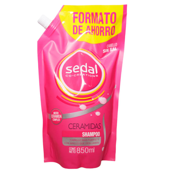 SEDAL Shampoo Ceramidas Doy Pack x 850Ml - LATRINA COVER | Bolivia